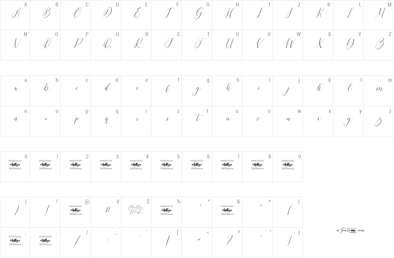 Chatter Filled Font