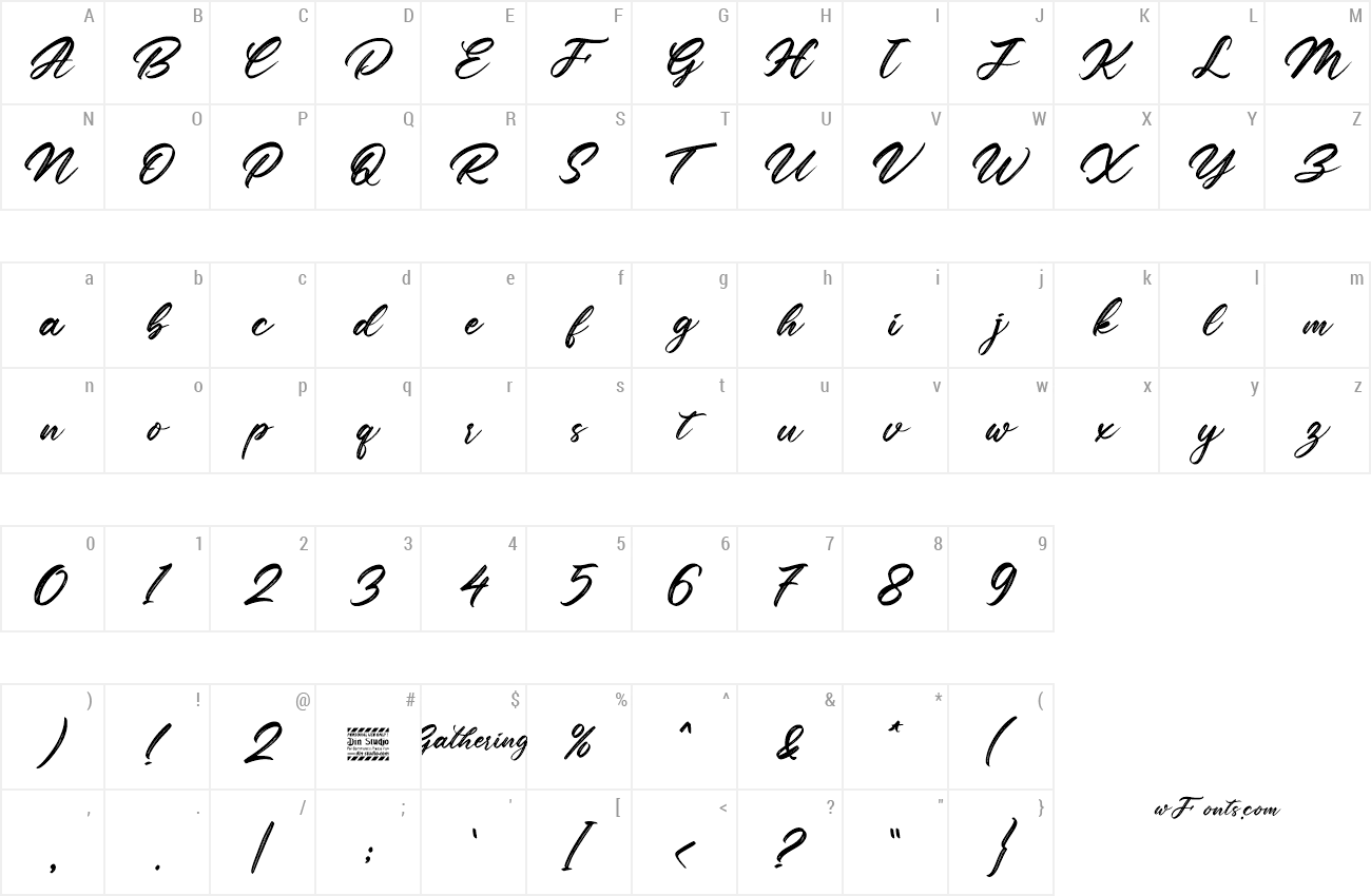 Gathering Font