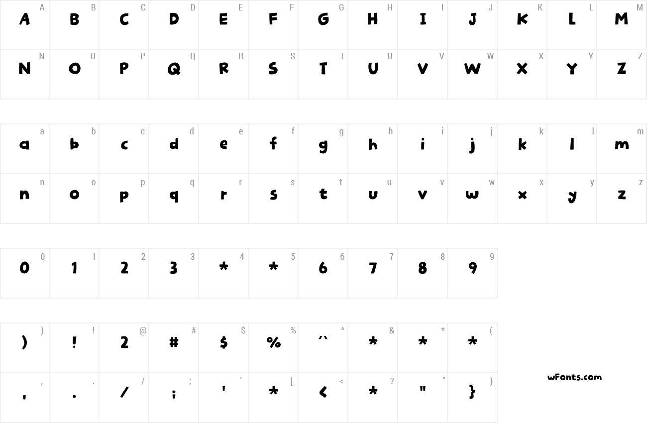 Spunky Piano Font