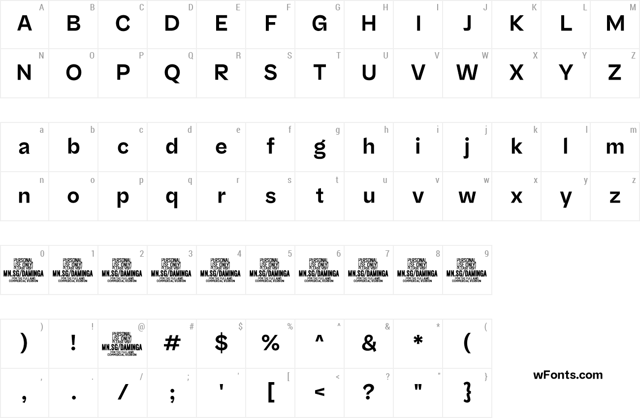 Daminga Font