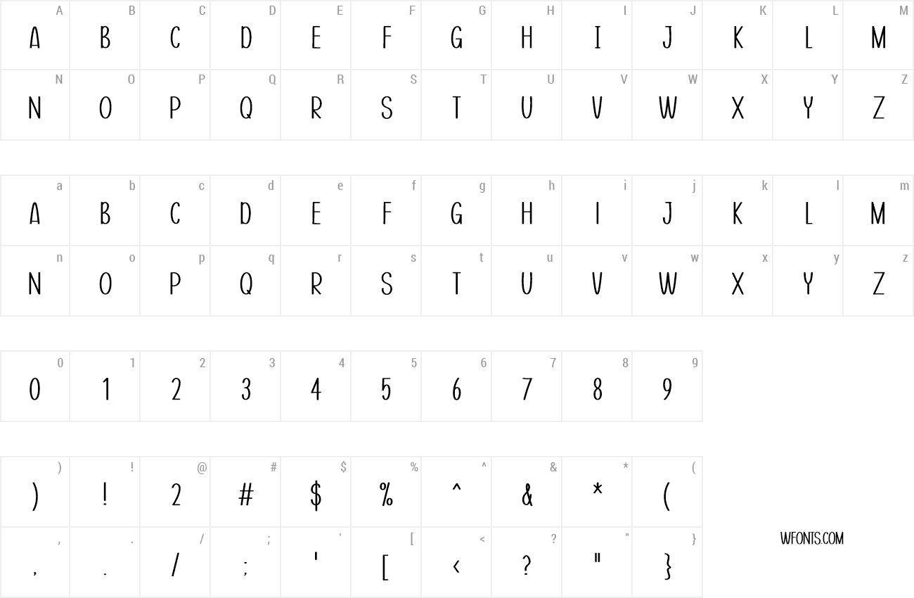 Interior Finishing Font