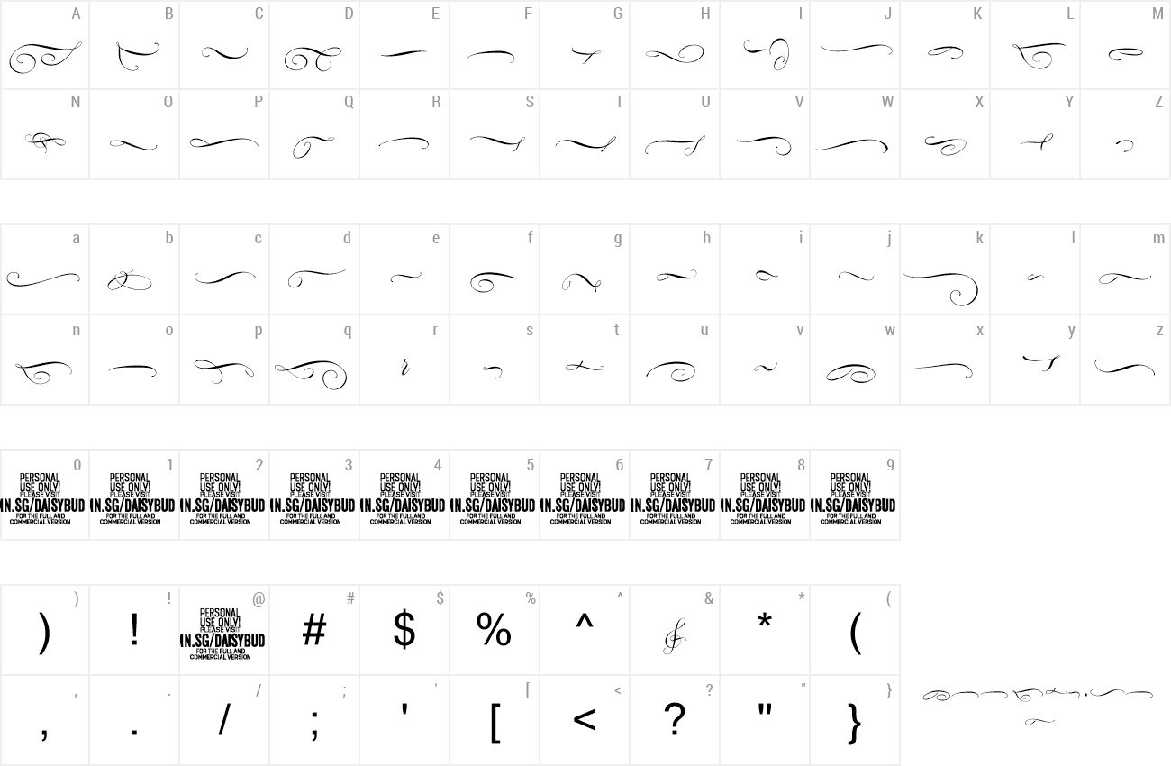 Daisybud Script Font