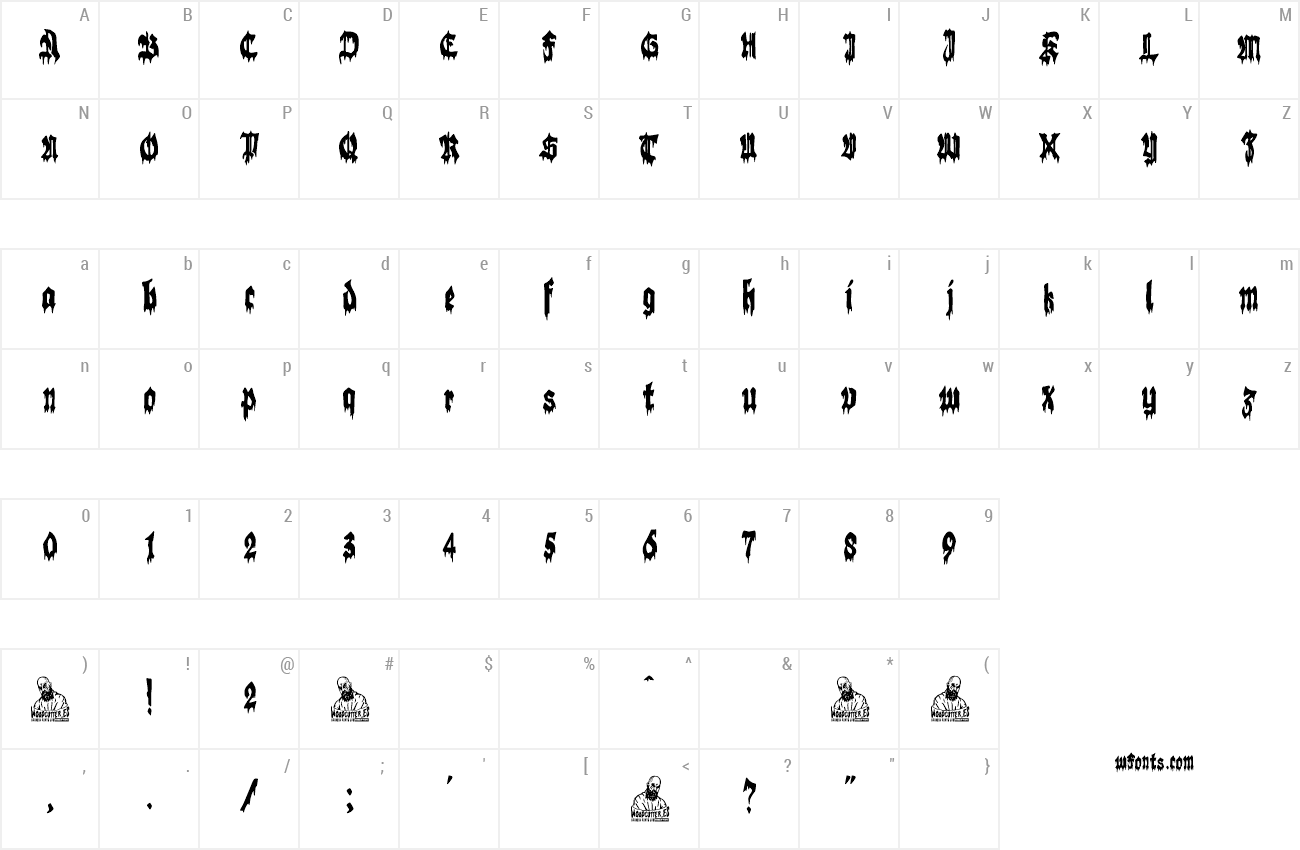 German Apocalypse Font