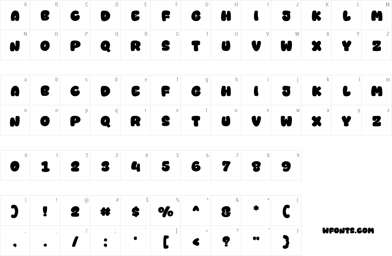 Bold Drop Font