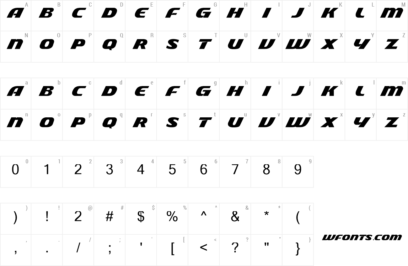 Racing Team Font