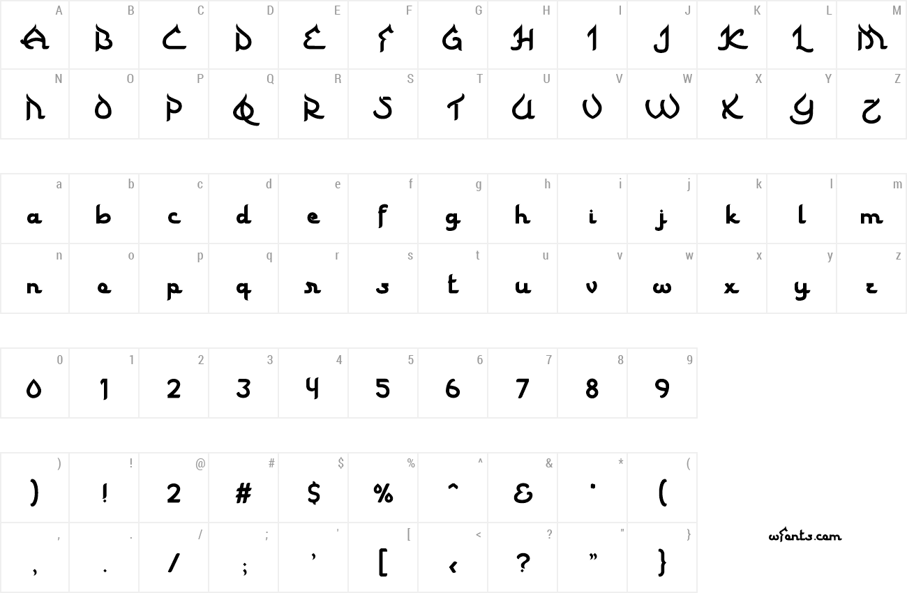 Turban Genie Font