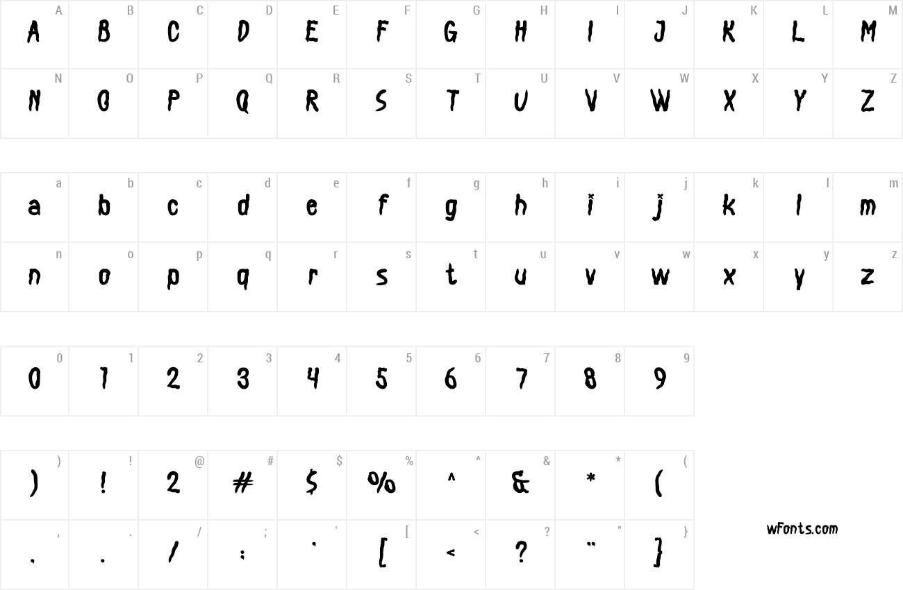 Basement Horror Font