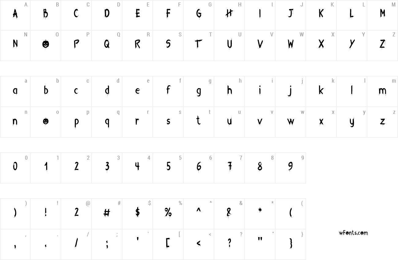 Crazy Happy Halloween Font