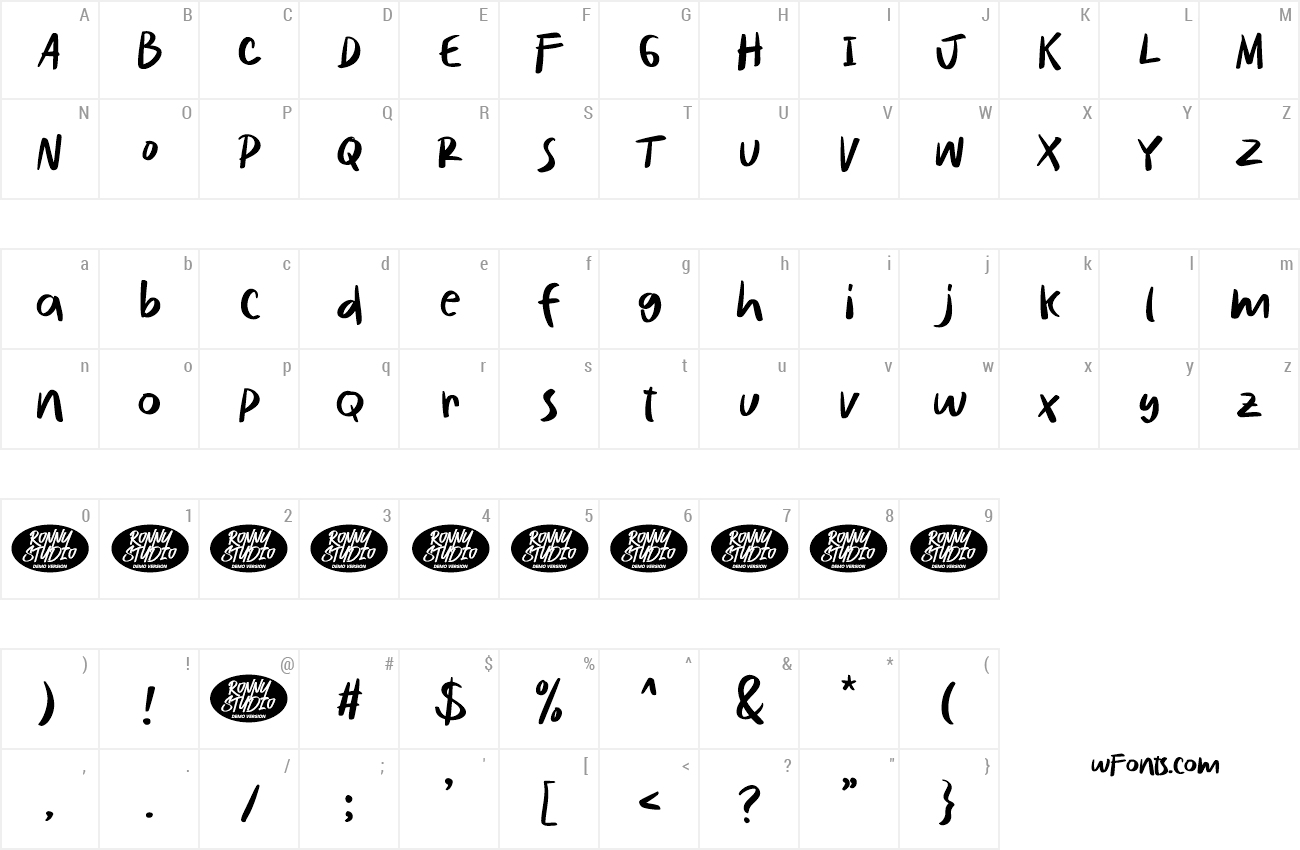 Tulisan Ngawur Font