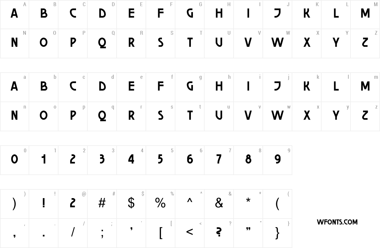 The Retro Font - Demo Font