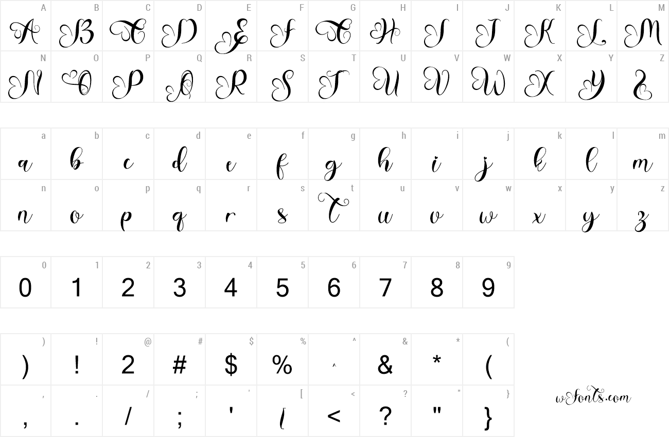 Amalia Valentine - Demo Font