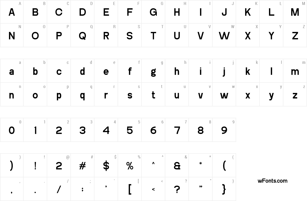 Bonger Font