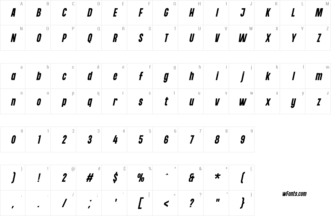 Maneuver Gather Font