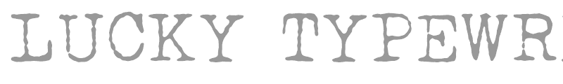 Monospace, Typewriter