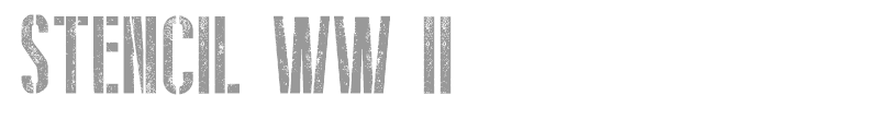 D Day Stencil Font